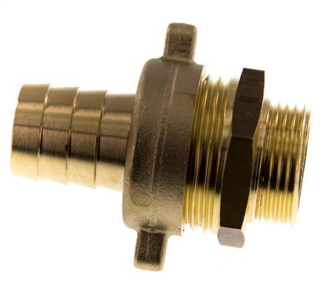 19 mm (3/4'') & G3/4'' Brass Hose Barb MaleConical Sealing NBR Wing Nu ...
