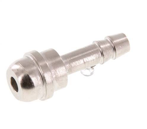 6 mm (1/4'') nickel plated Brass Hose Barb without Union Nut (G3/8 ...