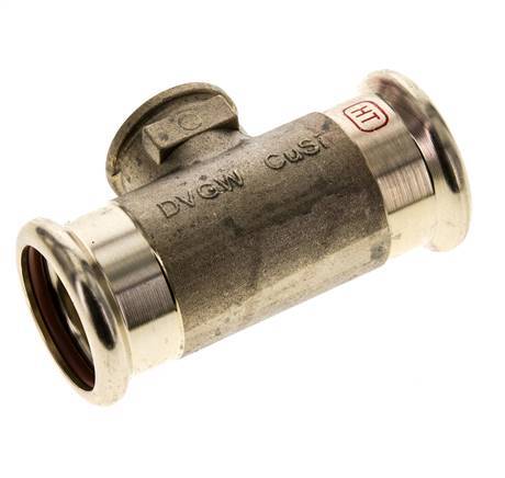 Tee Press Fitting - 35mm Female & Rp 1/2'' Female - Stainless Steel ...