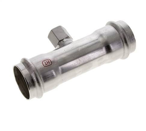 Tee Press Fitting - 42mm Female & Rp 1/2'' Female - Stainless Steel ...