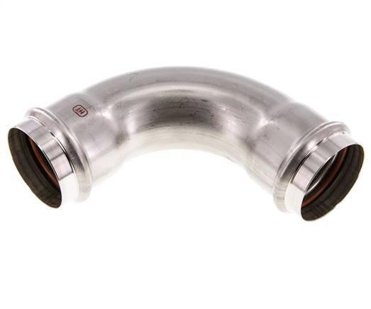 90deg Elbow Press Fitting - 54mm Female - Stainless Steel | Tameson.com