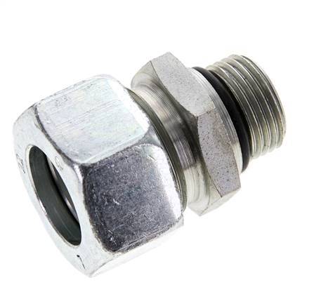 22L & UNF 7/8''-14 Zink plated Steel Straight Cutting Fitting with Mal | Tameson.com