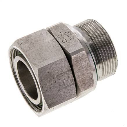 35L & M42x2 Stainless Steel Straight Swivel with Male Threads 160 bar ...