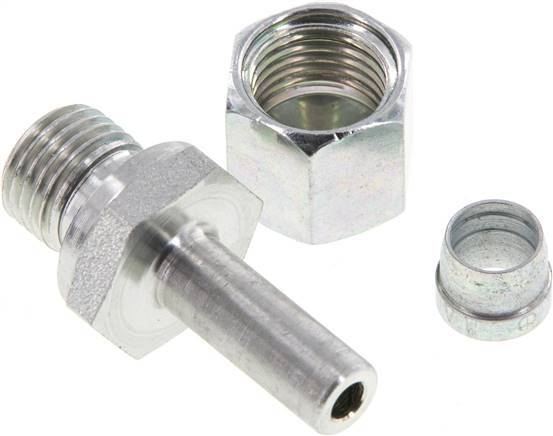 8L & G1/4'' Zink plated Steel Straight Swivel with Male Threads 315 ba | Tameson.com