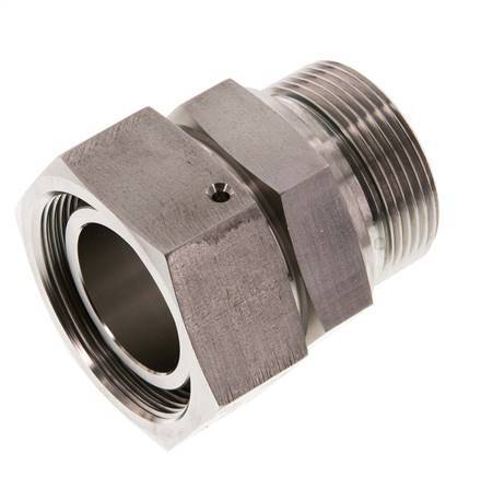 42L & G1-1/2'' Stainless Steel Straight Swivel with Male Threads 160 b | Tameson.com