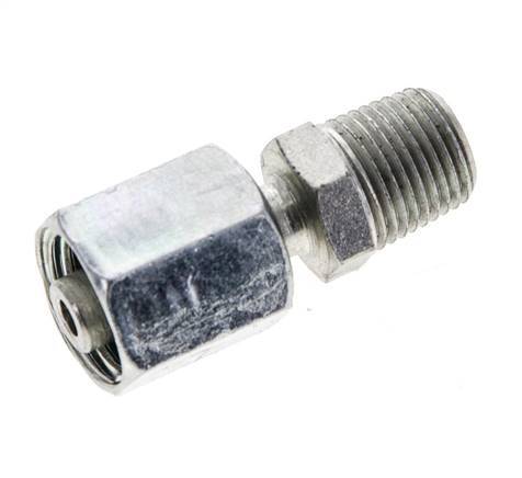 6L & 1/8'' NPT Zink plated Steel Straight Swivel with Male Threads 315 | Tameson.com