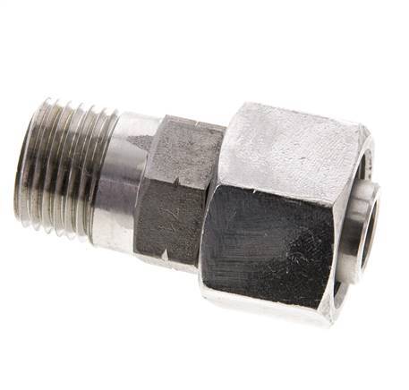 16S & 1/2'' NPT Stainless Steel Straight Swivel with Male Threads 400 | Tameson.com