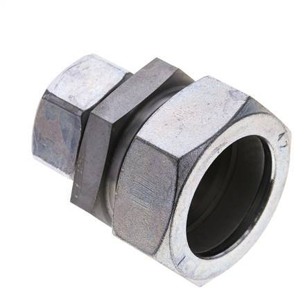 28L & 42L Zink plated Steel Straight Cutting Fitting 160 bar ISO 8434 ...