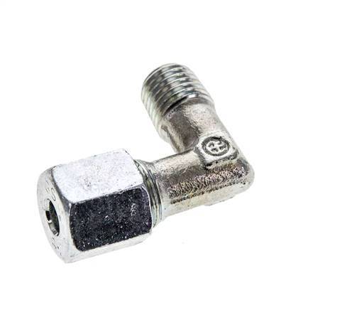 6S & M12x1.5 (con) Zink plated Steel Elbow Cutting Fitting with Male T ...