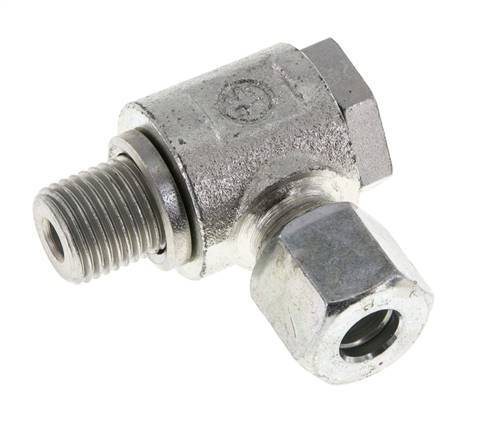 8L & G1/4'' Zink plated Steel Swivel Joint Cutting Fitting with Male T | Tameson.com