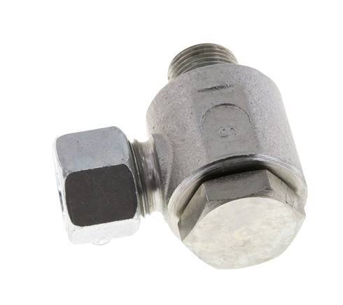 12L & G3/8'' Zink plated Steel Swivel Joint Cutting Fitting with Male Threads 315 bar Rotatable ...
