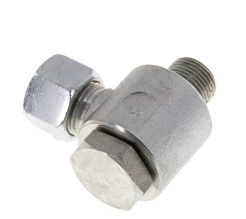 12L & G3/8'' Zink plated Steel Swivel Joint Cutting Fitting with Male Threads 315 bar Rotatable ...