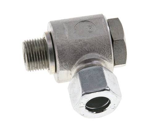 12L & G3/8'' Zink plated Steel Swivel Joint Cutting Fitting with Male Threads 315 bar Rotatable ...