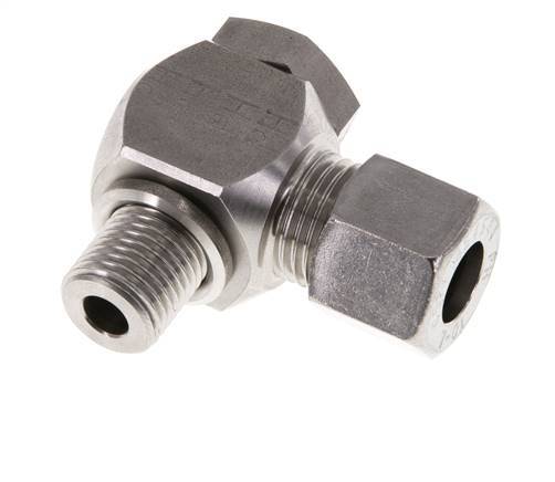 10L & G1/4'' Stainless Steel Swivel Joint Cutting Fitting with Male Threads 315 bar Rotatable ...