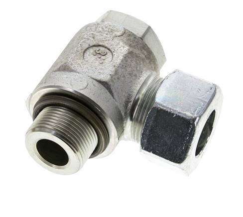 25S & M33x2 Zink plated Steel Swivel Joint Cutting Fitting with Male T | Tameson.com
