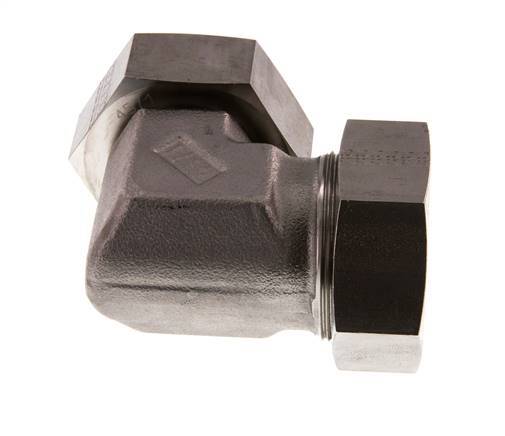 42L Stainless Steel Elbow Cutting Fitting with Swivel 160 bar FKM Adjustable ISO 8434-1 ...