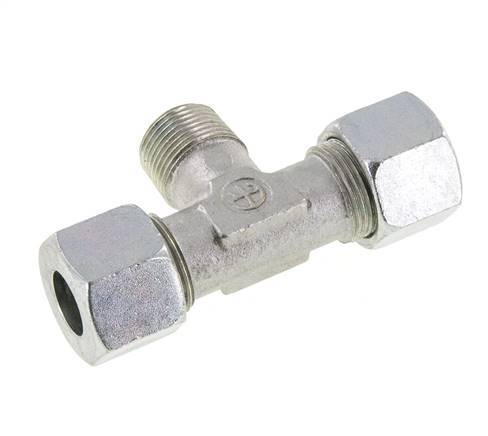 14S & M20x1.5 (con) Zink plated Steel T-Shape Tee Cutting Fitting with ...