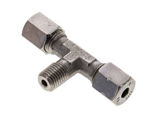 6S & M12x1.5 (con) Stainless Steel T-Shape Tee Cutting Fitting with Ma ...