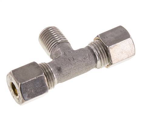 8S & M14x1.5 (con) Stainless Steel T-Shape Tee Compression Fitting wit ...