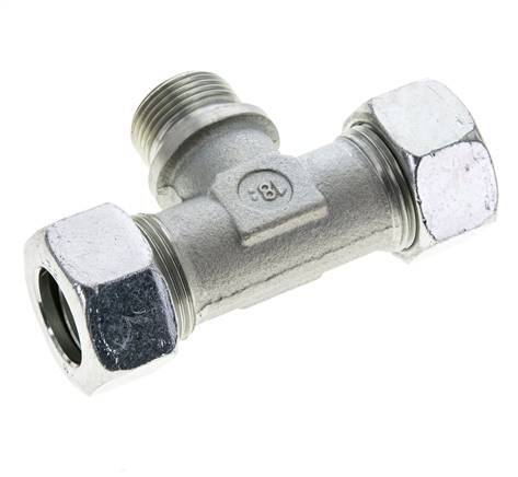 22L & G3/4'' Zink plated Steel T-Shape Tee Cutting Fitting with Male T ...