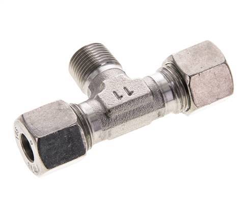 10S & R3/8'' Stainless Steel T-Shape Tee Cutting Fitting with Male Thr ...
