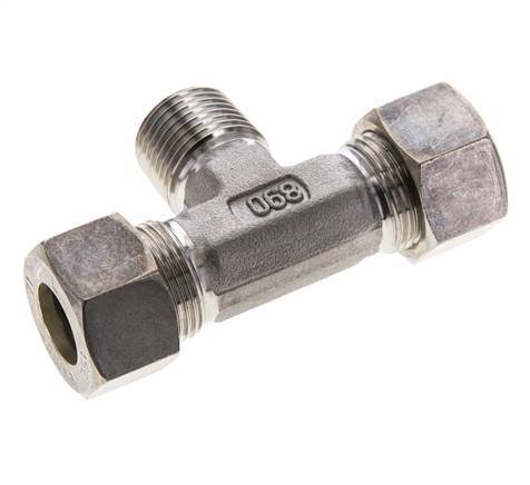 15L & R1/2'' Stainless Steel T-Shape Tee Compression Fitting with Male ...