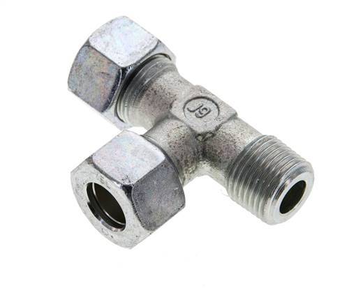 15L & R1/2'' Zink Plated Steel Right Angle Tee Cutting Fitting with Ma ...