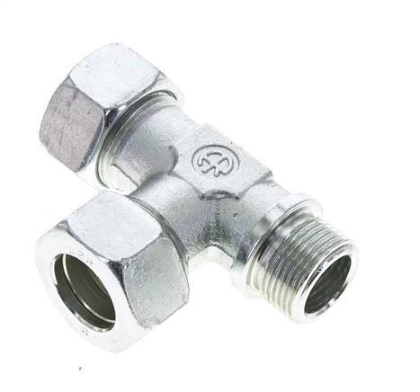 22L & G3/4'' Zink Plated Steel Right Angle Tee Cutting Fitting with Ma ...