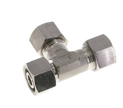 16S Stainless Steel Right Angle Tee Cutting Fitting with Swivel 400 bar ...