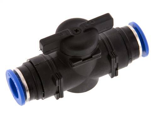 2-Way Straight Ball Valve 12 mm Plastic/Brass | Tameson.com