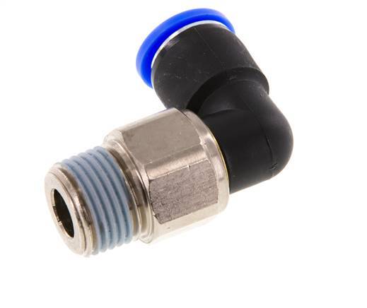 12mm & R1/2'' Elbow Swivel Joint Push-In-Male Threads Nickel-Plated ...