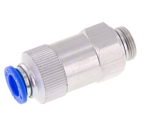 Push-In Check Valve 10mm & G3/8'' Male Aluminum 0.2-10bar (3-145psi ...
