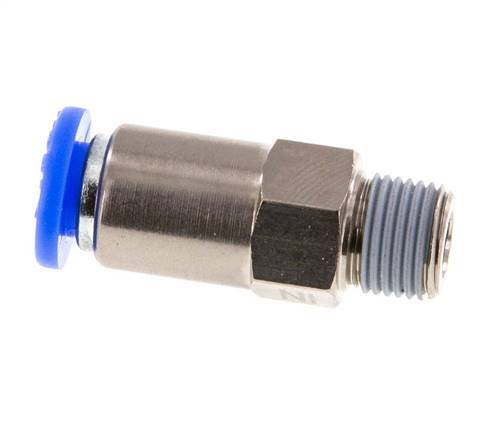 Push-In Check Valve 6mm & R1/8'' Male Brass/PBT 0.2-10bar (3-145psi ...