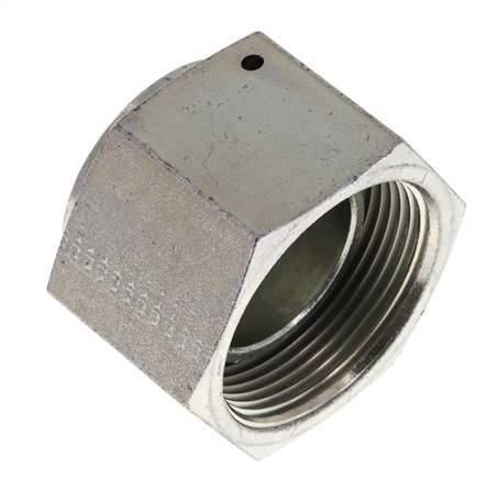 End Cap G1 1/2'' Steel with External Hex 60° cone 125bar (1756.25psi ...
