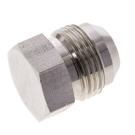 JIC Plug UN 1-1/16''-12 (Dash Size 12) Stainless steel 210bar (2950.5p ...