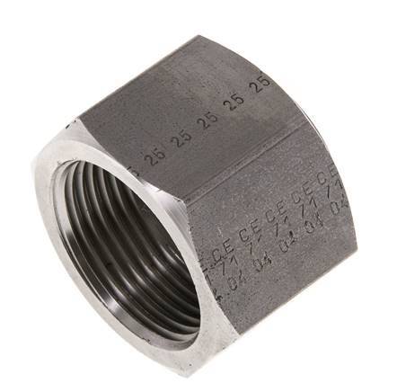 JIC End Cap UN 1-5/16''-12 (Dash Size 16) Stainless steel 170bar (2388 ...