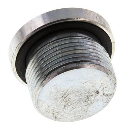 Plug M26 X 1.5 Steel NBR with Internal Hex 400bar (5620.0psi) | Tameson.com