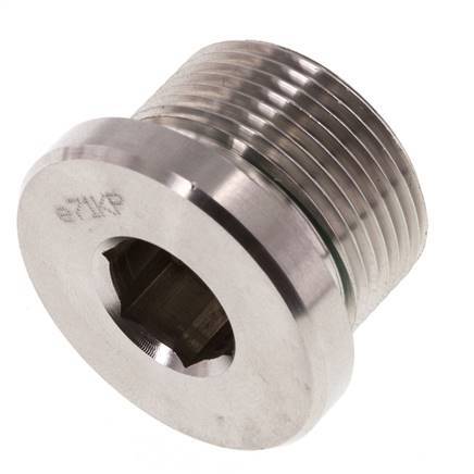 Plug M26 X 1.5 Stainless steel FKM with Internal Hex 400bar (5620.0psi ...
