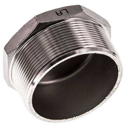 Plug R2 1/2'' Stainless steel with External Hex 16bar (224.8psi ...