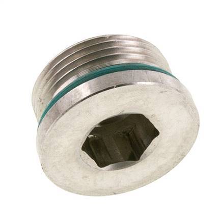 Plug UN 1-5/16''-12 Stainless steel FKM with Internal Hex 400bar (5620 ...