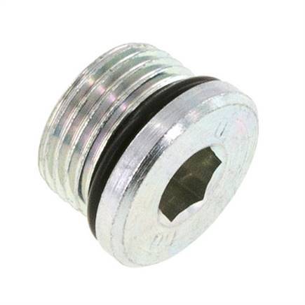 Plug UNF 7/8''-14 Steel NBR with Internal Hex 630bar (8851.5psi ...