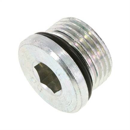 Plug UNF 7/8''-14 Steel NBR with Internal Hex 630bar (8851.5psi ...