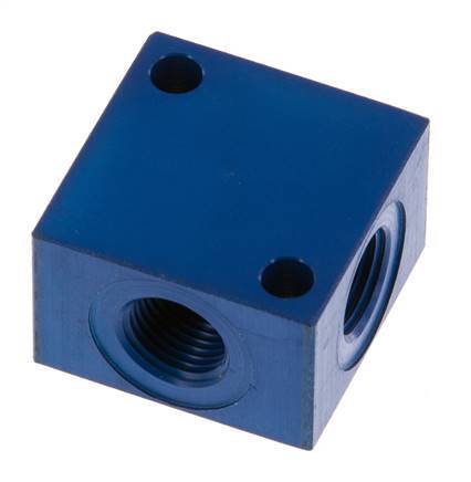 4-way Air Distributor G1/8'' Aluminium 16 bar (224.8 psi) | Tameson.com