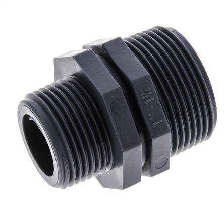 Reducing Double Nipple G1'' x G1 1/4'' Polypropylene (pp) 10bar (140 ...