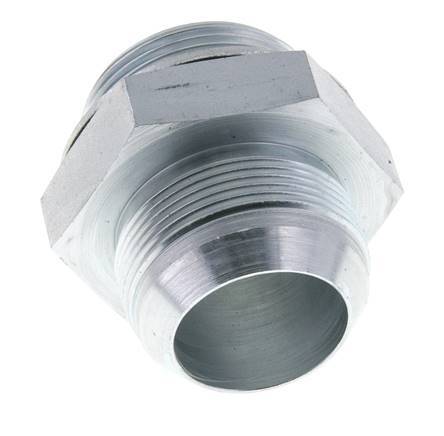 JIC Double Nipple G1 1/2'' x UN 1-7/8''-12 (Dash Size 24) Steel NBR 105bar (1475.25psi ...