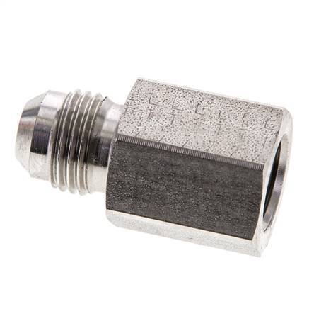 JIC Reducing Nipple G1/4'' Female x UNF 9/16''-18 Male Stainless Steel ...