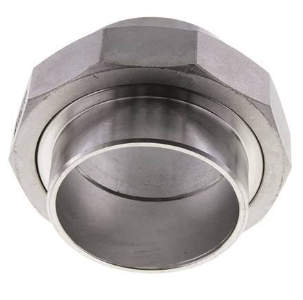 Union Straight Connector 88.9mm Weld End Stainless Steel Conical Seal ...