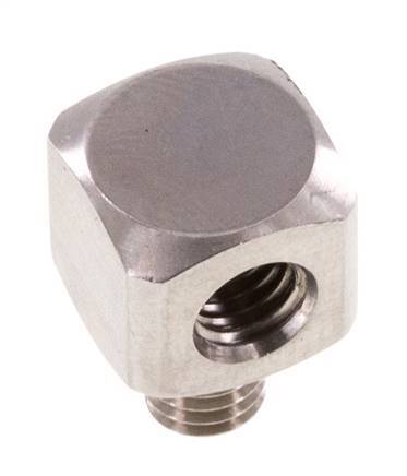 90deg Angled Fitting M5 Male x Female Stainless Steel 16bar (224.8psi ...