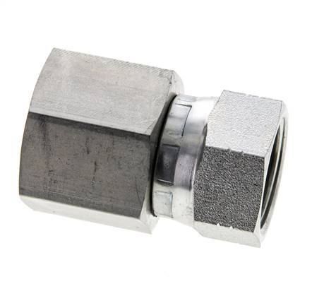 JIC Fitting G3/4'' x UN 1-1/16''-12 (Dash Size 12) Female Steel 210bar ...