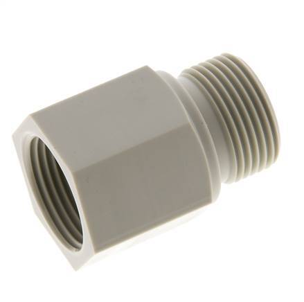 Threaded Extension G3/4'' Male x Female Polypropylene (pp) 10bar (140 ...